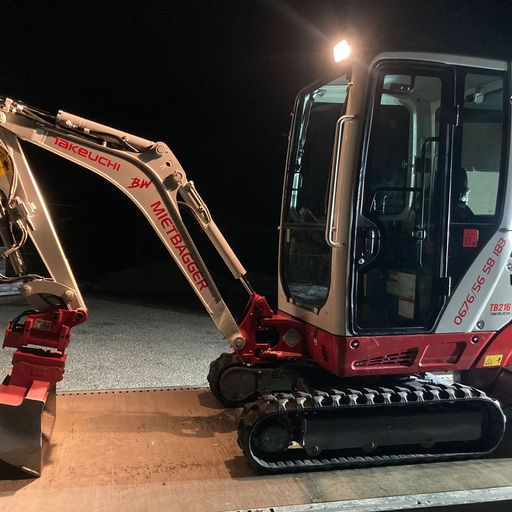 Immer verfügbar! Minibagger-Verleih bei BW Minibagger in Wolfsberg!